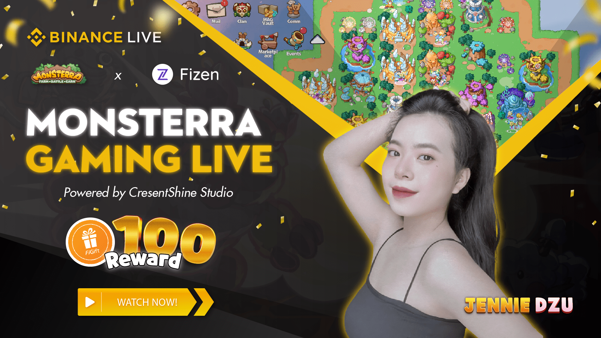 Monsterra-NFT-Game | Binance Live